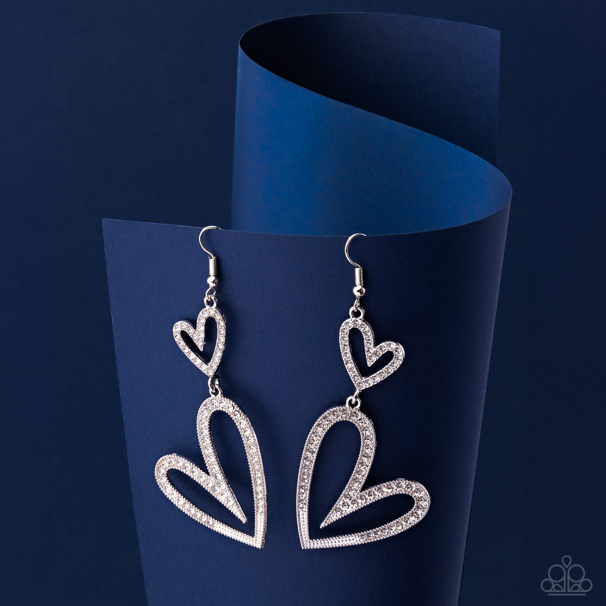 Paparazzi Earrings Power Couple - White Coming Soon – Frosted Gems