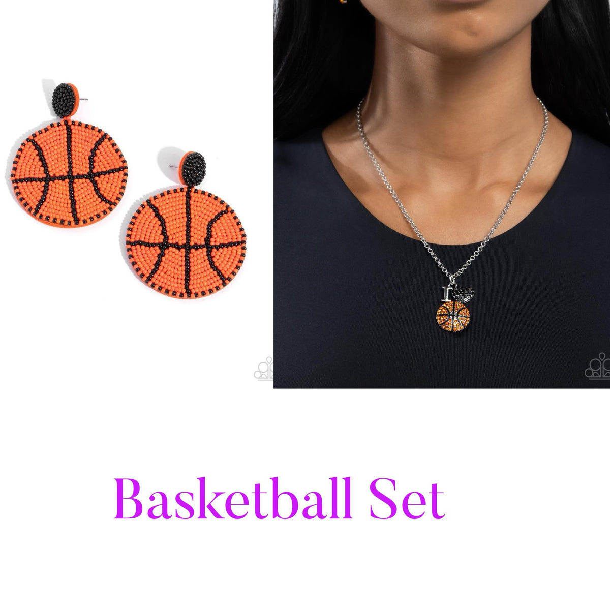 Paparazzi Basketball set – Frosted Gems