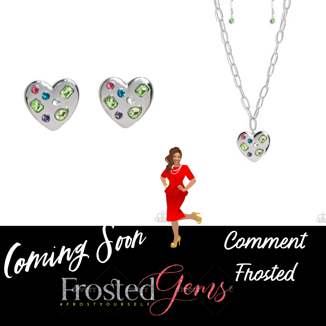 Paparazzi Set Online Relationship Green Coming Soon – Frosted Gems